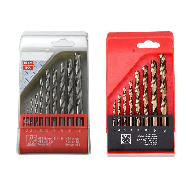 6/8PCS STRAIGHT SHANK HSS DRILL SET - X-TOOLS!